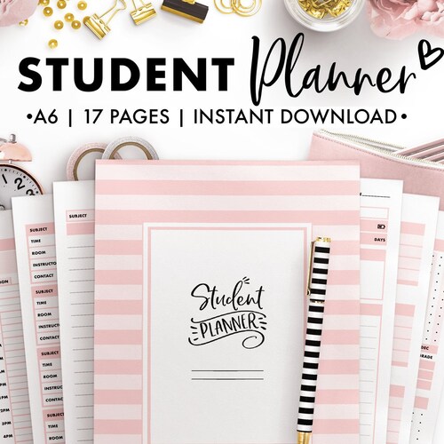 Student Time Management Productivity Digital Planner Study | Etsy