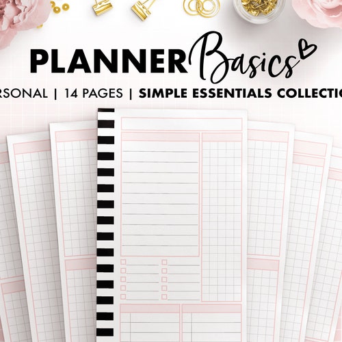 Personal Size Schedule Planner - Etsy
