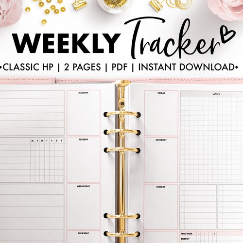 Classic HP Weekly Tracker - Etsy