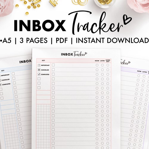 Classic HP Inbox Tracker - Etsy