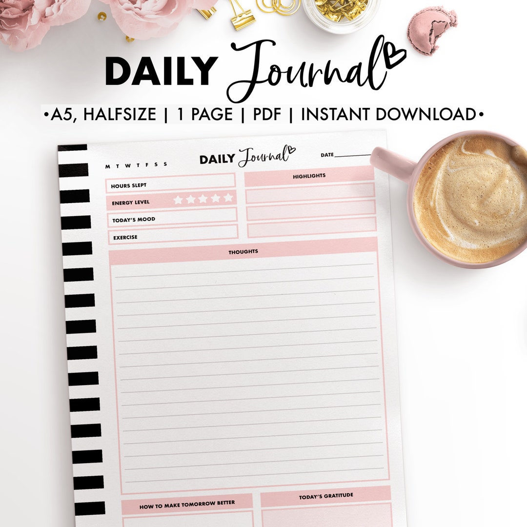 Planify Pro, A5,daily Journal - Etsy