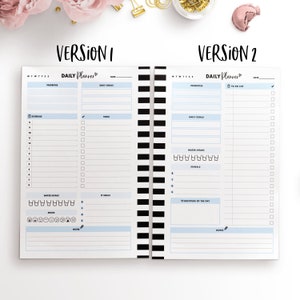 Mini HP Daily Planner Baby Blue - Etsy