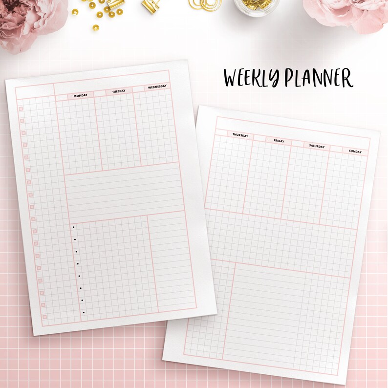 A5 Grid Essentials Simple Essentials Collection - Etsy