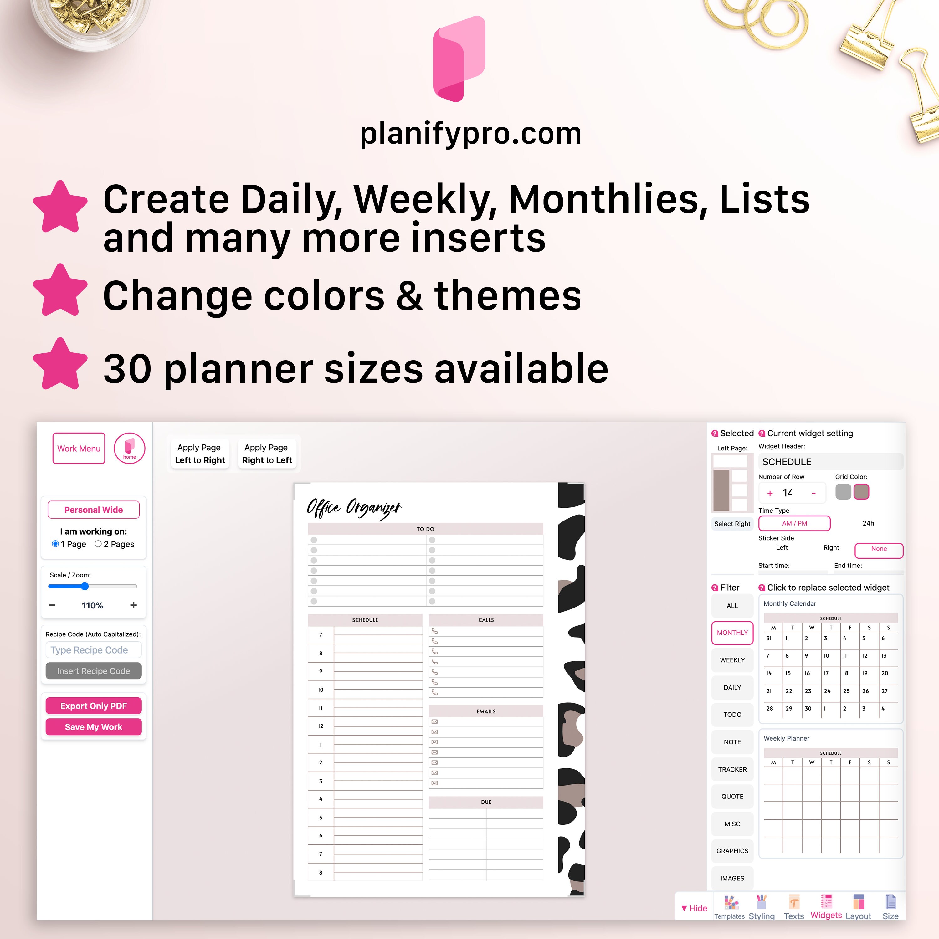 NEW Custom Planners with Planify Pro | Etsy