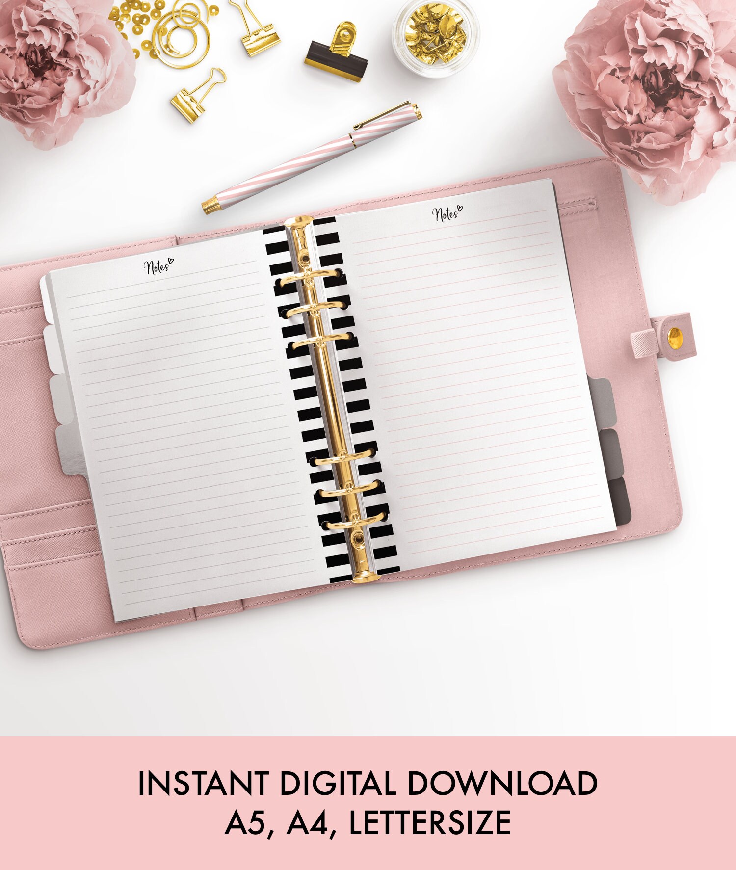 A5 Note Sheets - Etsy