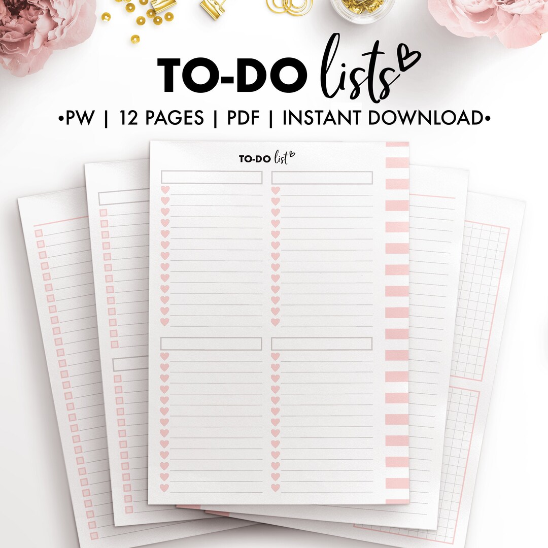 Planify Pro, Personal Wide, To-do Lists - Etsy