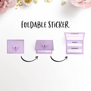 Planify Pro, Password Sticker Kit, PDF Instant Download - Etsy