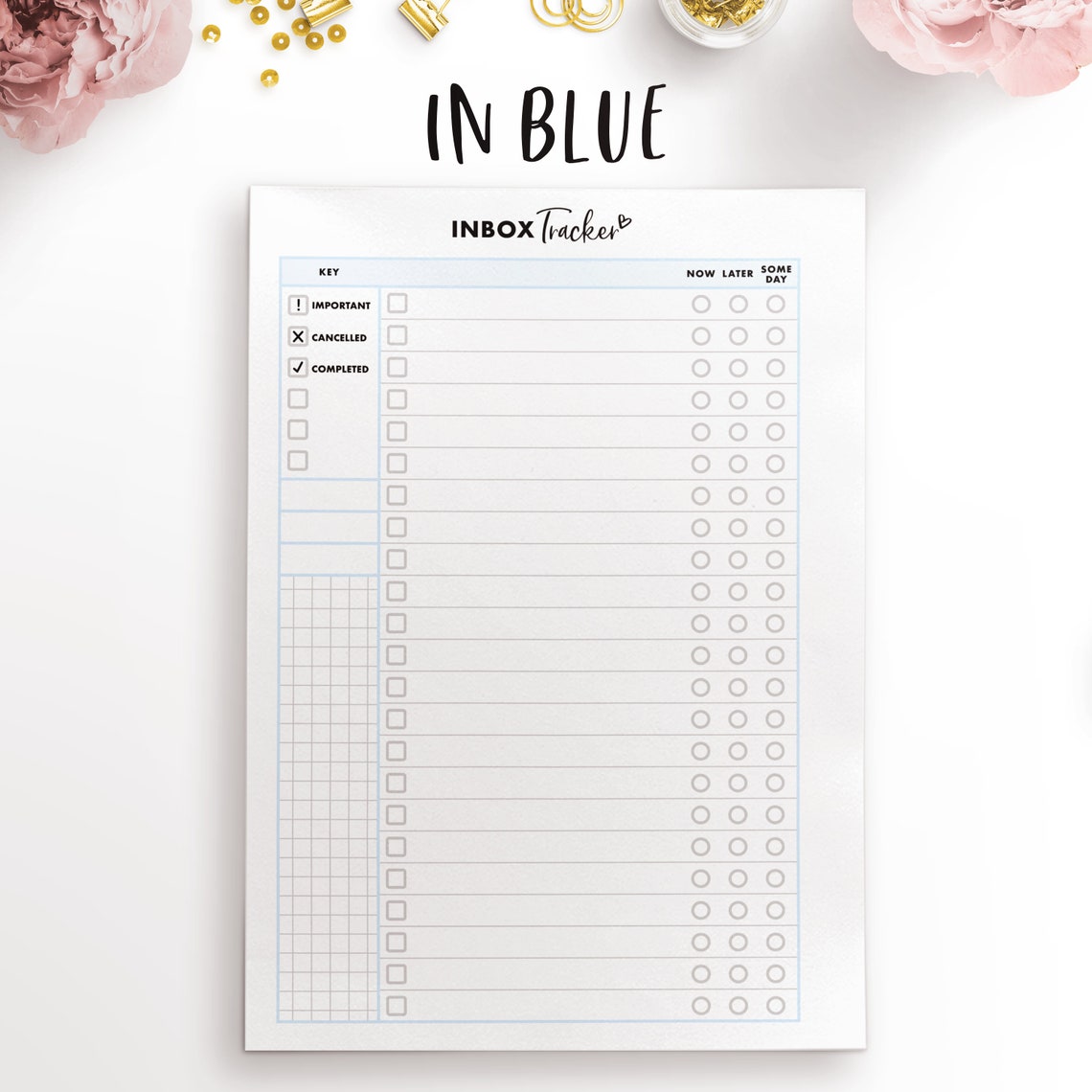 Classic HP Inbox Tracker - Etsy