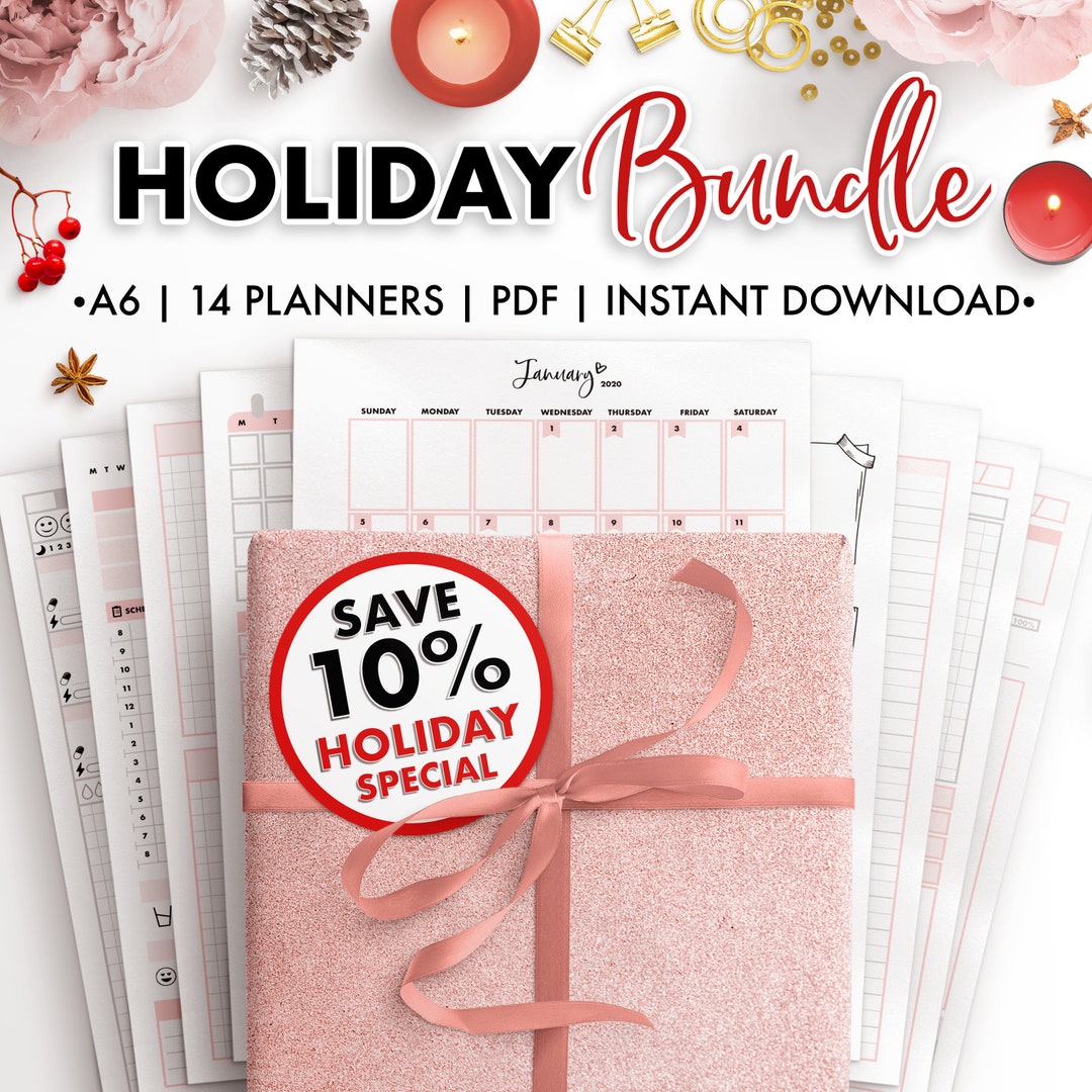 Planify Pro, A6, Holiday Bundle - Etsy
