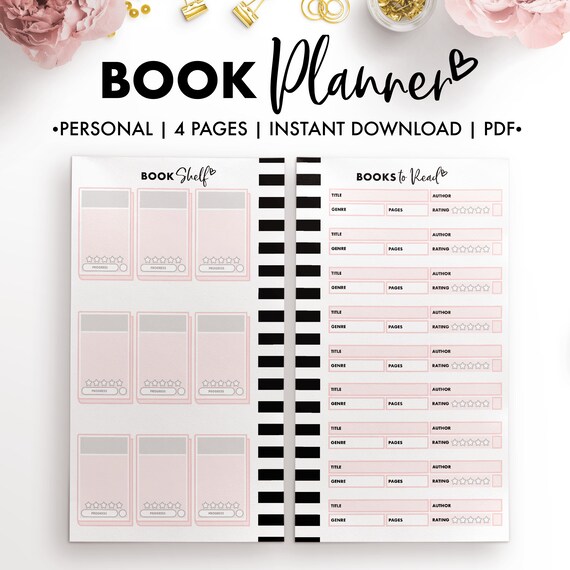 Personal Size Book Planner - Etsy