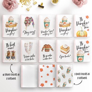 A5 Wide Fall Planner Dashboards - Etsy