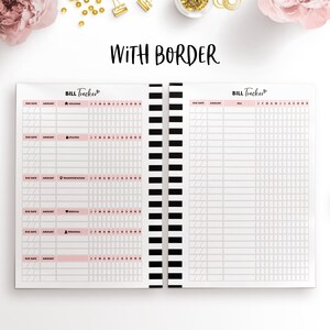 Mini HP, Bill Tracker - Etsy