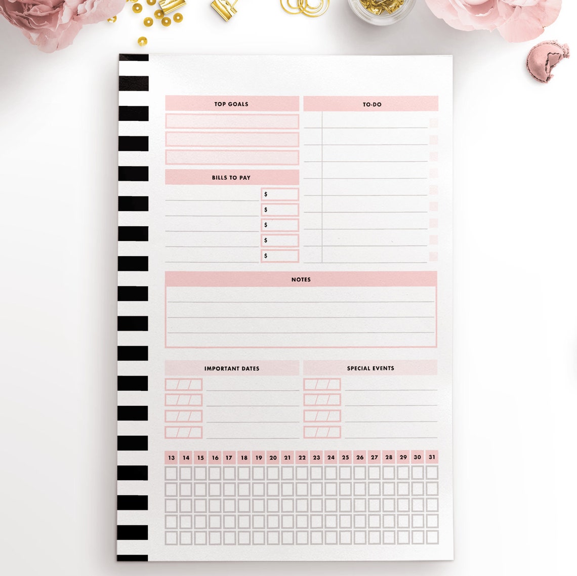 Classic HP Month at a Glance - Etsy