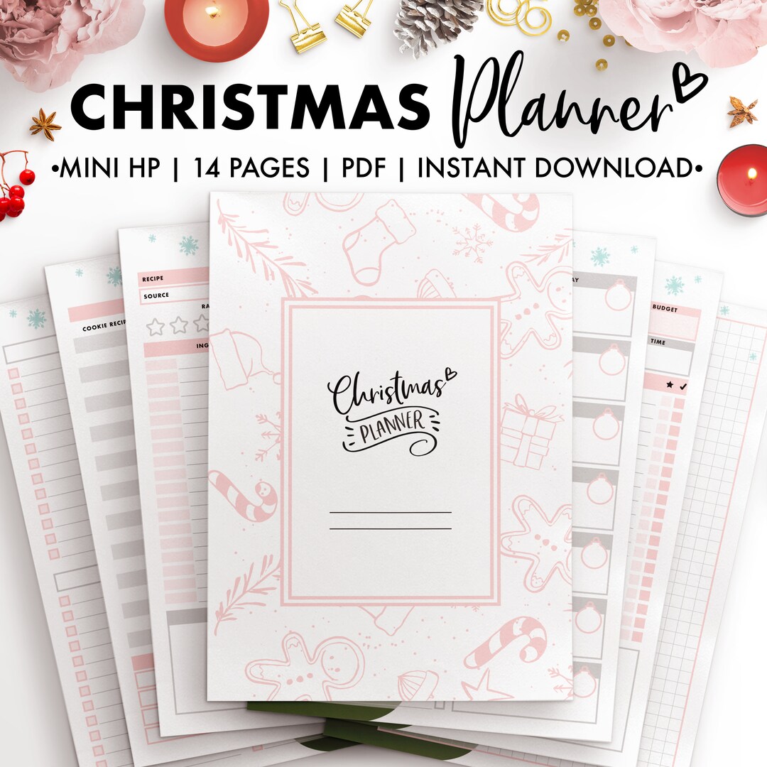 Planify Pro, Mini HP, Christmas Planner - Etsy