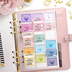 Planify Pro, Password Sticker Kit, PDF Instant Download - Etsy