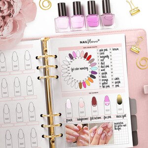Personal Wide Nail Planner - Etsy