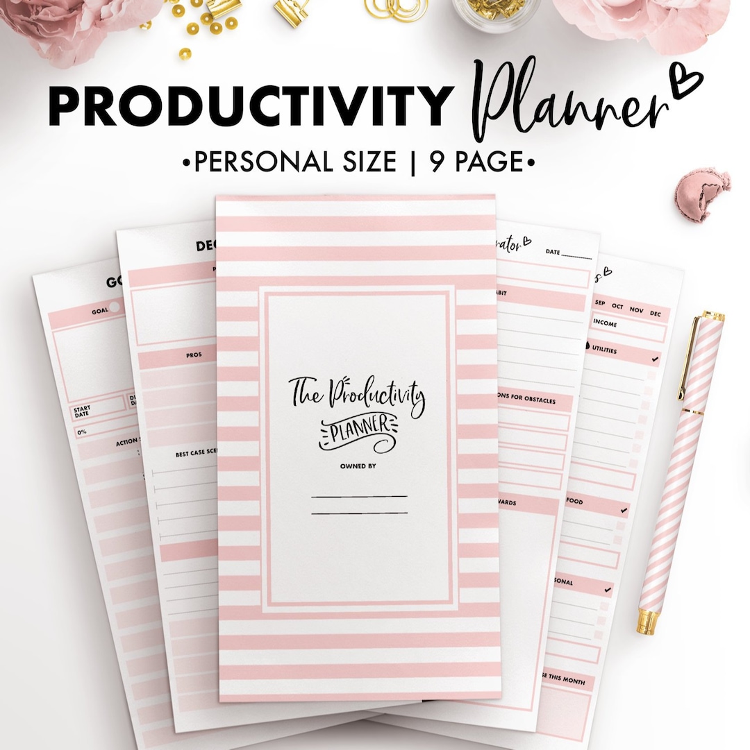 Planify Pro, Personal Size, Productivity Planner - Etsy