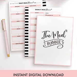 Planify Pro, Personal Wide, Meal Planner - Etsy