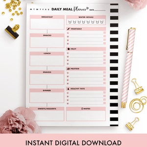 Planify Pro, Personal Wide, Meal Planner - Etsy