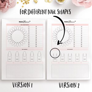 Personal Wide Nail Planner - Etsy