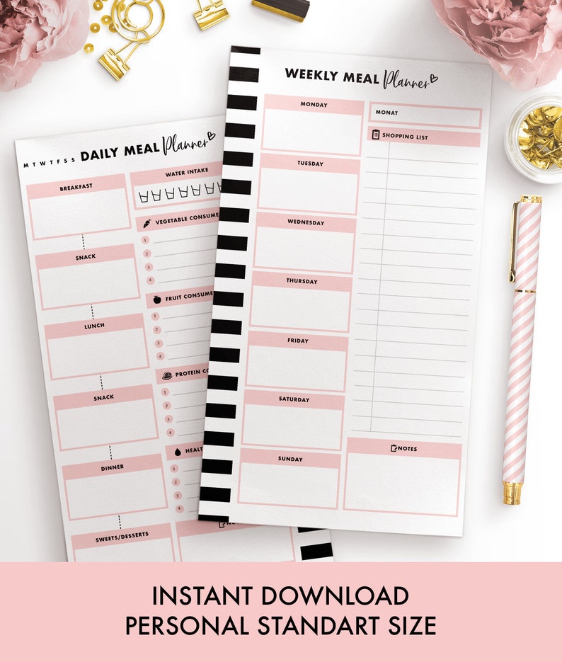 Planify Pro, Personal Size, Health and Fitness Planner - Etsy
