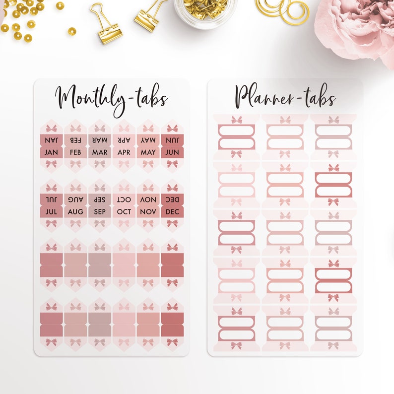 Sticker Tabs PDF Instant Download - Etsy