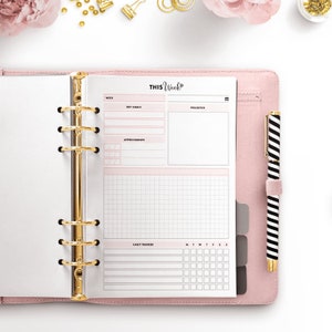 Personal Wide Functional Weekly - Etsy