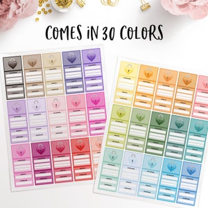 Planify Pro, Password Sticker Kit, PDF Instant Download - Etsy