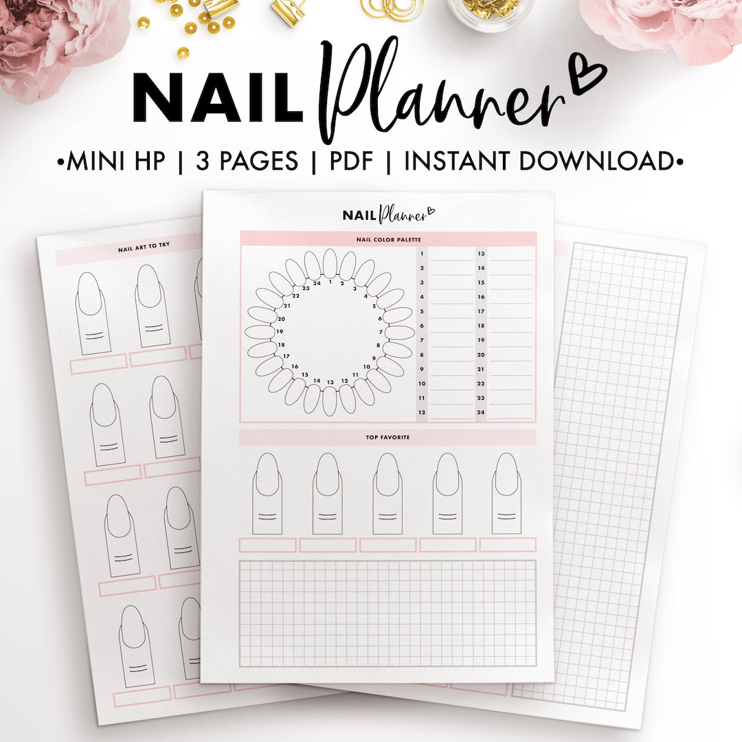 Planify Pro, Mini HP, Nail Planner - Etsy