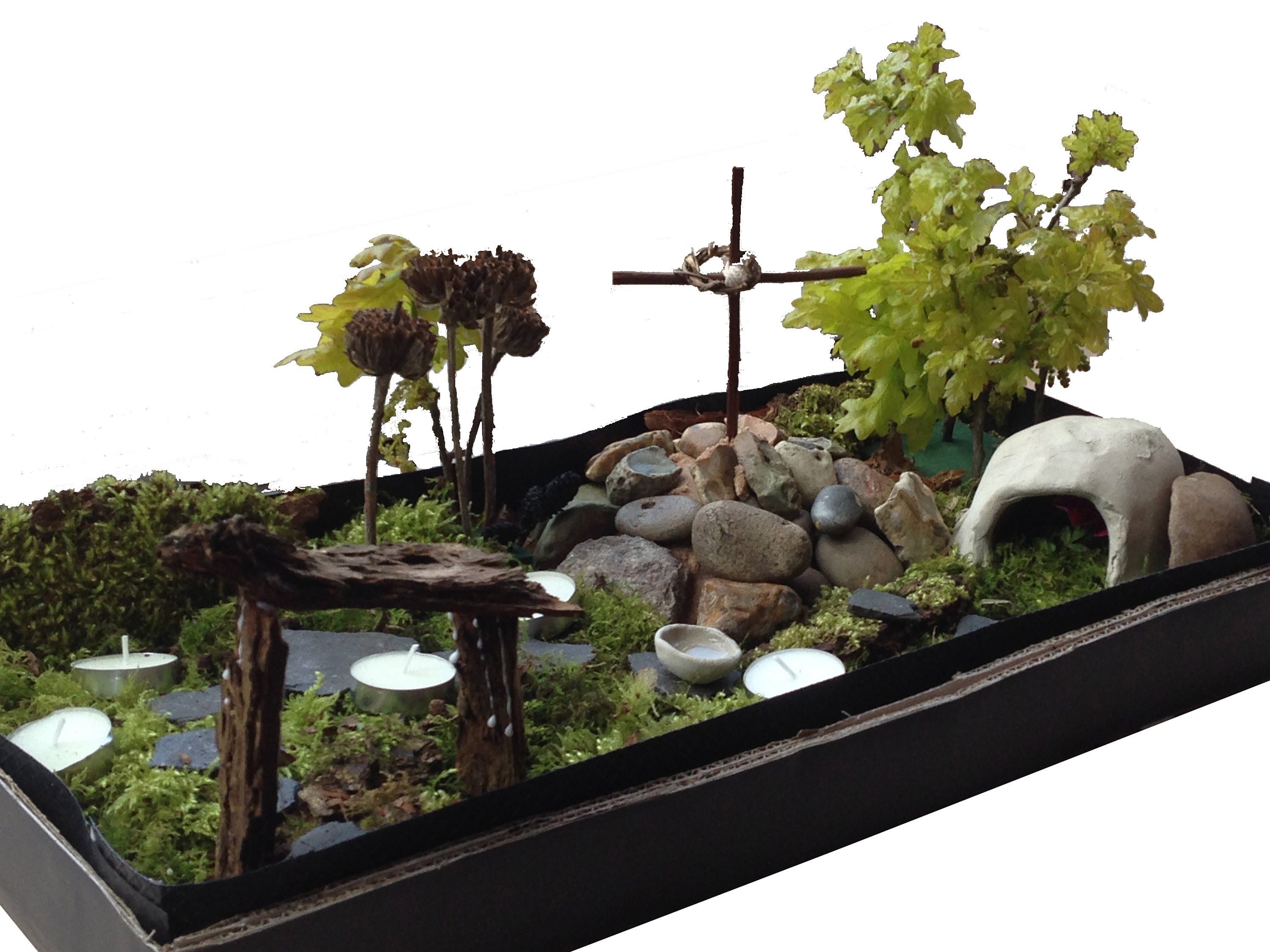 Easter Garden Printable – Christian Family Easter Activity – Holy Week ...