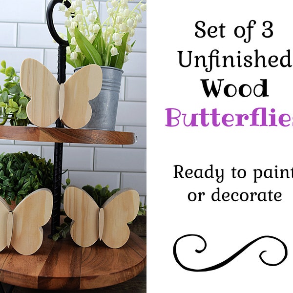Wooden Butterfly - Etsy