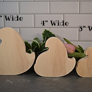 Unfinished Wood Peeps Chicks, DIY Wood Easter Cutout, Free Standing ...