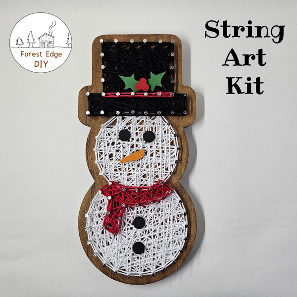 Snowman String Art - Etsy