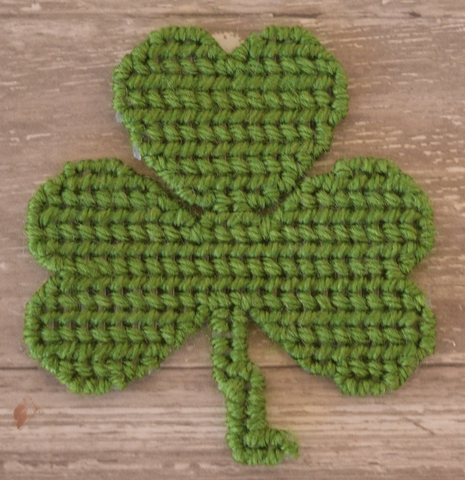 ADD ON PATTERN ~ Rustic Shamrock Plastic Canvas Pattern for the Buffalo ...