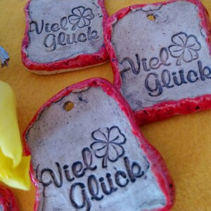 Ceramic Gift Tags Good Luck - Etsy