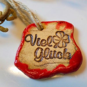 Ceramic Gift Tags Good Luck - Etsy