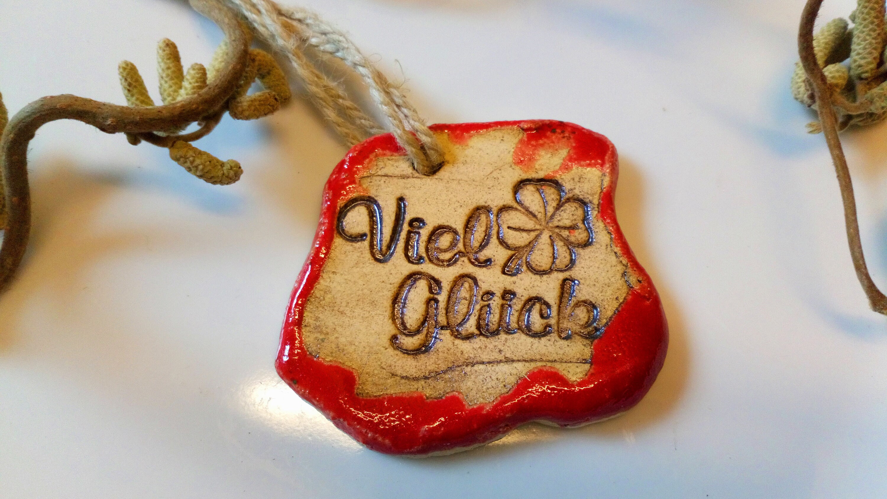 Ceramic Gift Tags Good Luck | Etsy