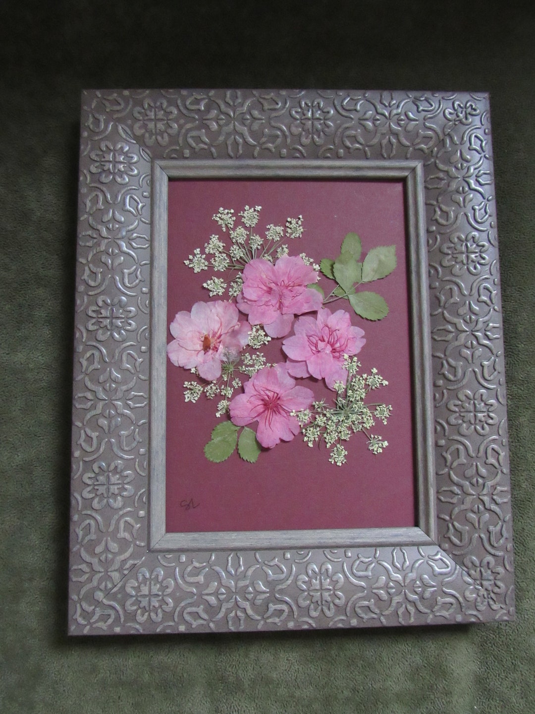 Pressed Framed Flowers - Etsy