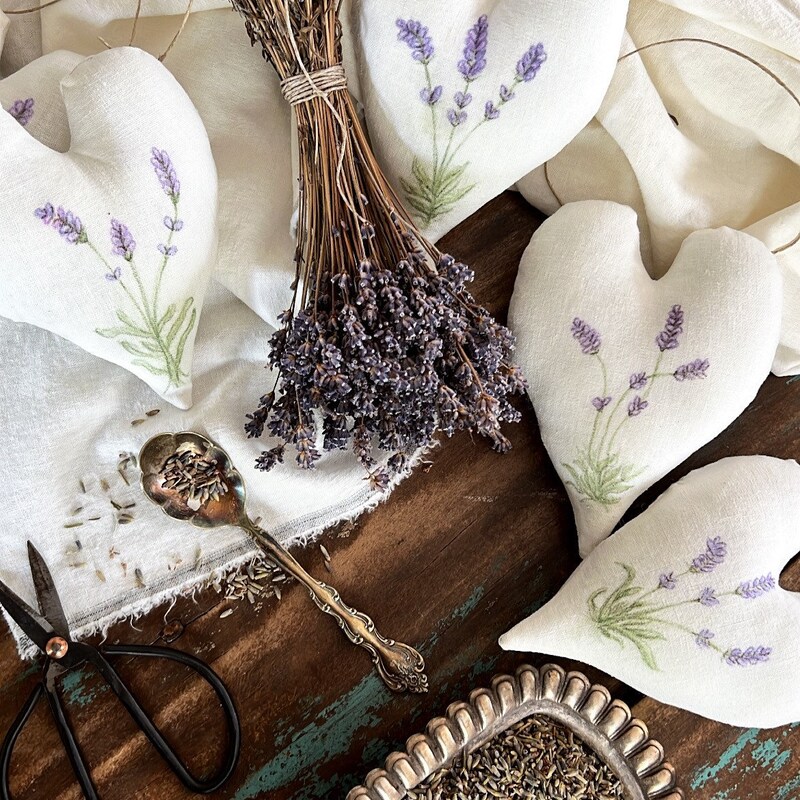 Lavender Heart - Etsy