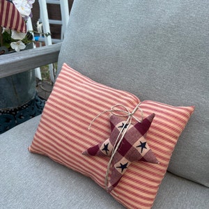 Patriotic Pillow,farmhouse Cottage Pillow, Decor, Primitive Pillow ...