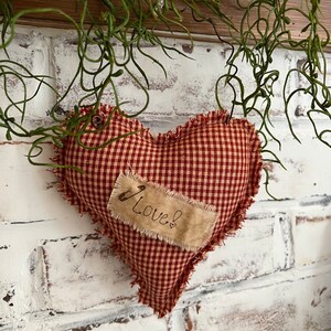 Love Rustic Farmhouse Hanging Heart /valentines Day S - Etsy
