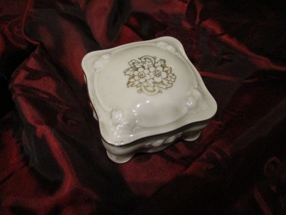 Thomas Ivory Can Dralle German Porcelain Lid Bowl Vintage | Etsy