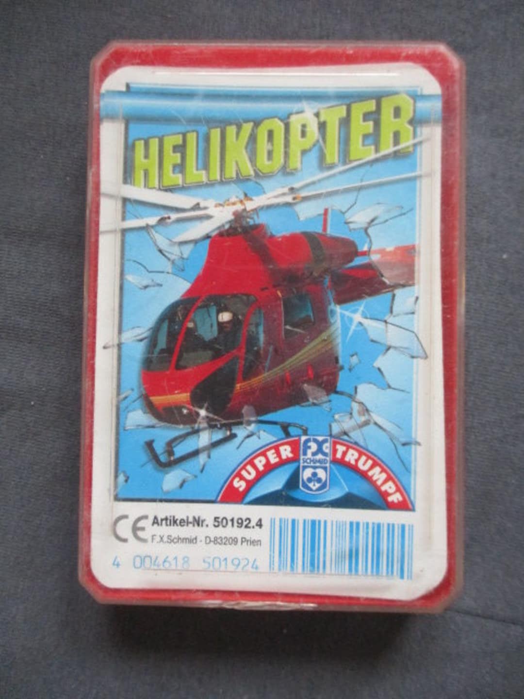 Quartet, Helicopter, Trumpf, FX Schmid, 1997, Card Game, Vintage ...