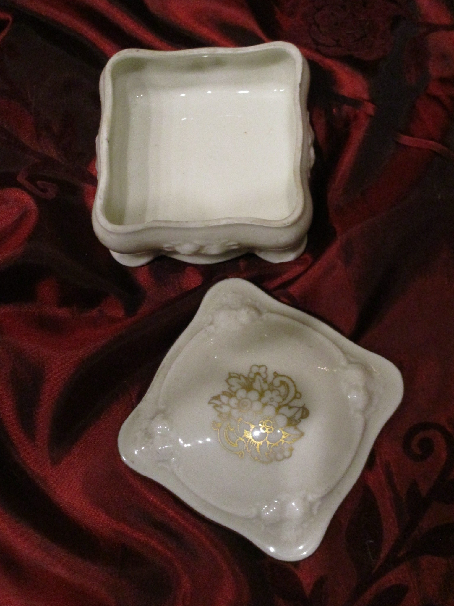 Thomas Ivory Can Dralle German Porcelain Lid Bowl Vintage - Etsy