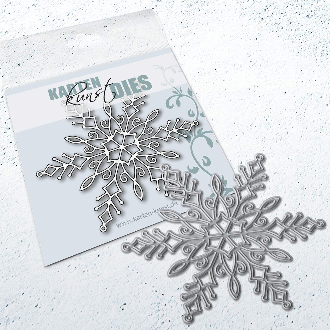 Large Elegant Snowflake Die Kk-d190 for Scrapbooking, Cardmaking ...