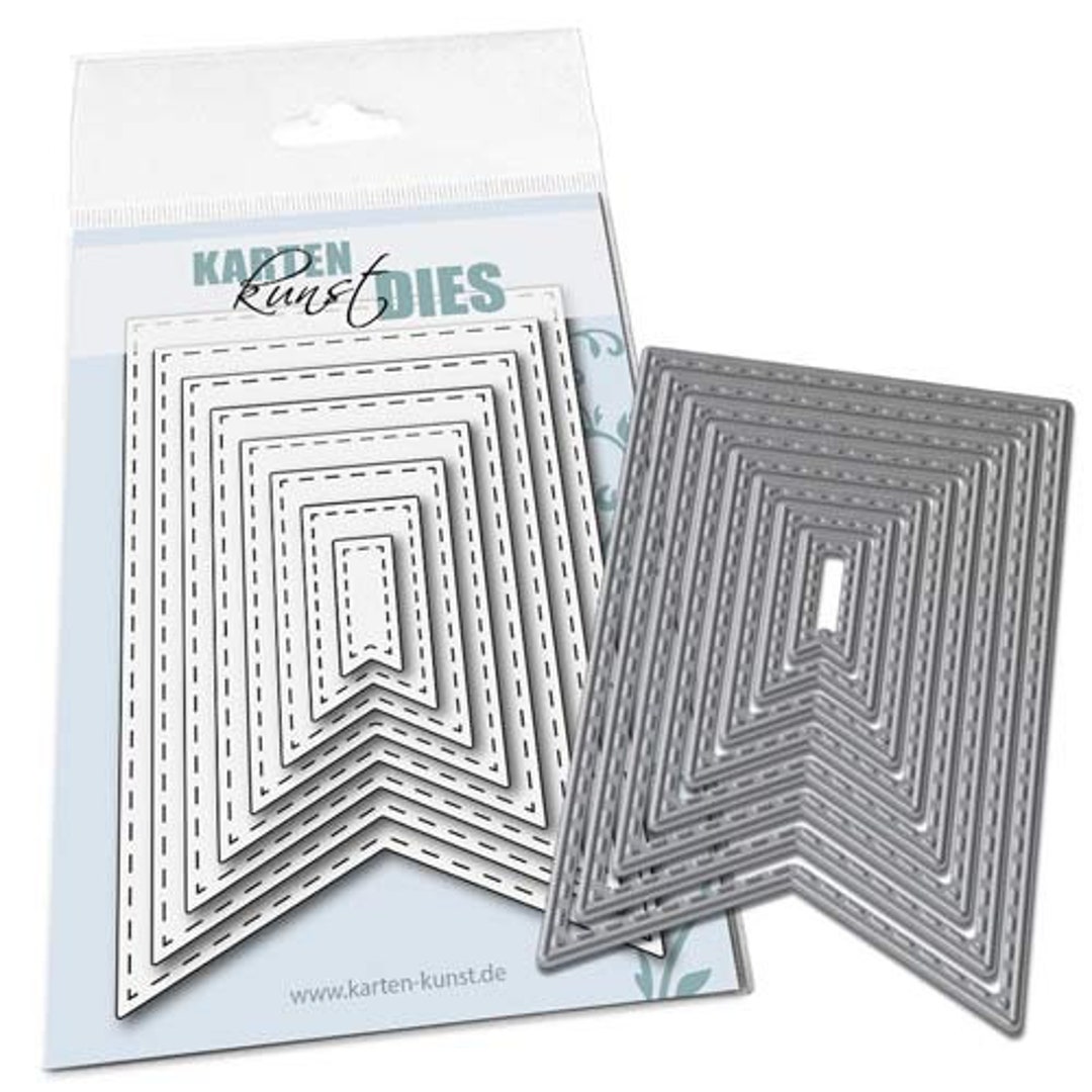 Cutting Template Fishtail Ribbons Kk-d166 Cutting Dies Punching ...