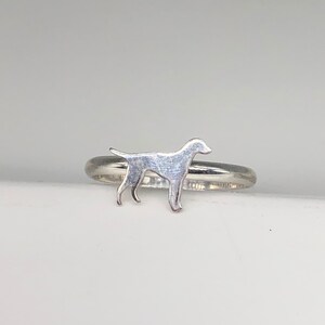 Sterling Silver Dog Ring - Etsy