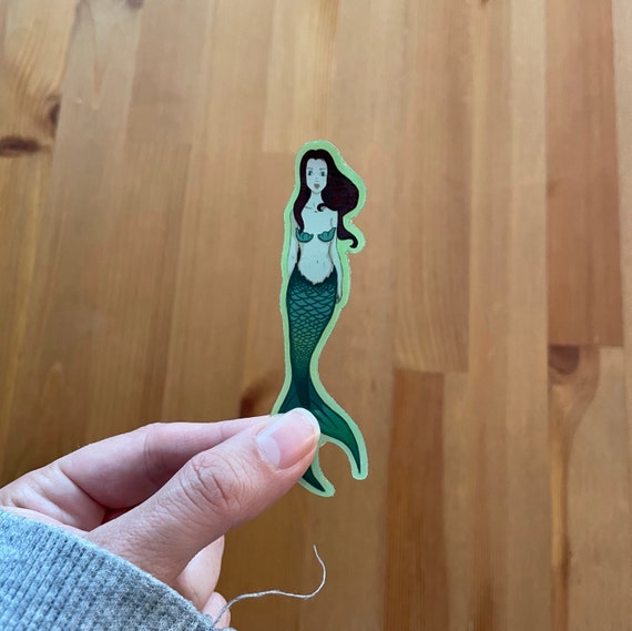 Holographic Mermaid Sticker | Etsy
