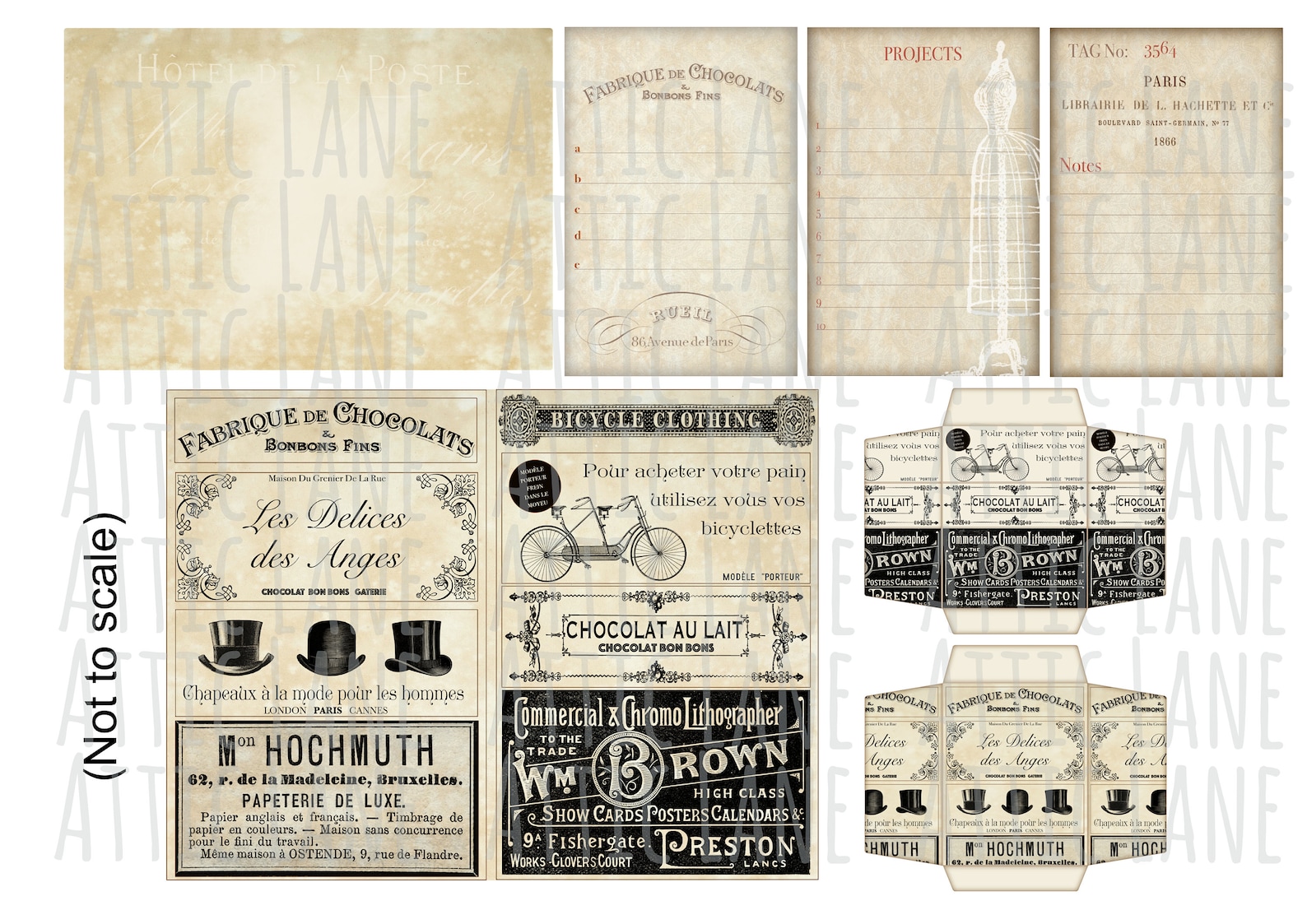 French Packaging Collection | Etsy