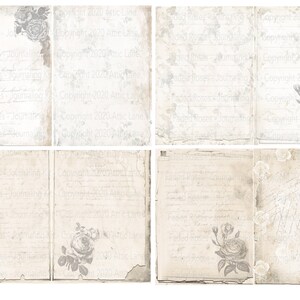Faded Roses - Printable Journal Kit - Etsy